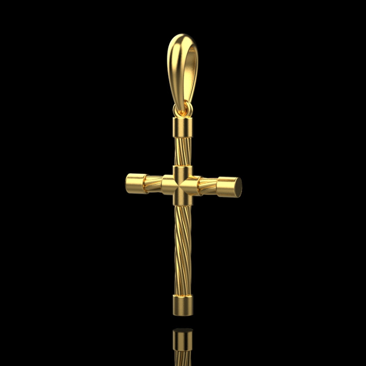 3D Printable Rope Cross by Shavarsh