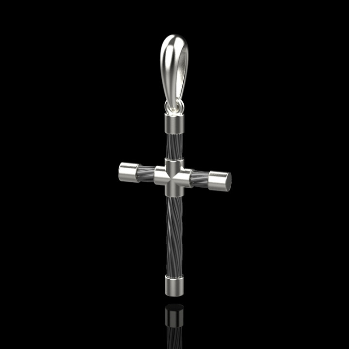 3D Printable Rope Cross by Shavarsh