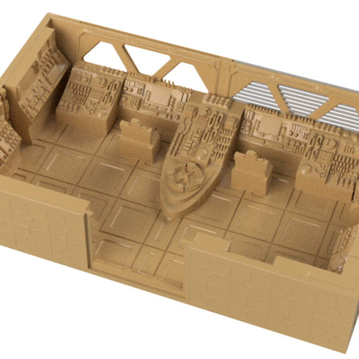 3D Printable Star Wars Inspired Tantive Rebel Bridge by Mark