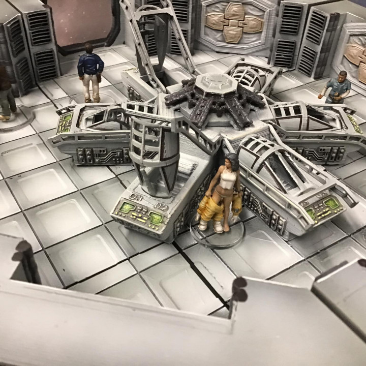 3D Printable Nostrom Large Cryo Sleep Chamber (Alien Inspired) by Mark