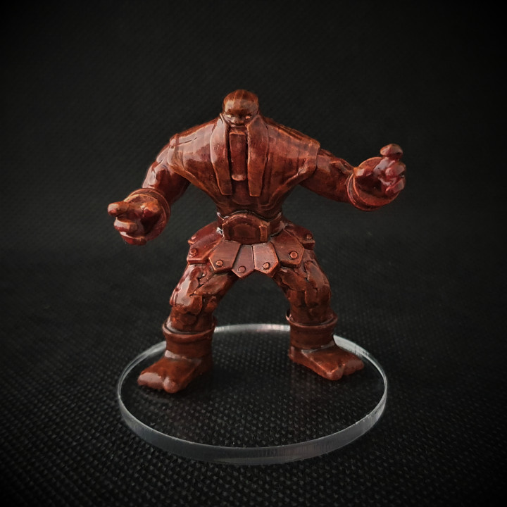 3D Printable AMBER GOLEM by WildCraft Foundry