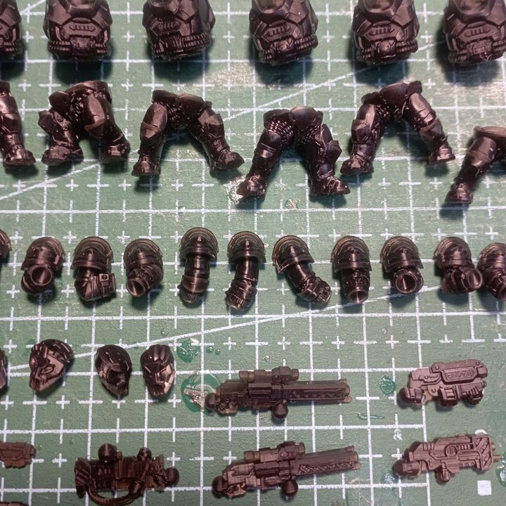 3D Printable Nibelung Warriors (build kit) by dakkadakka.store