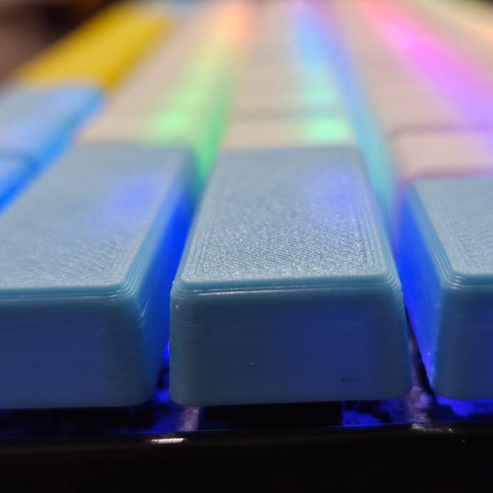 3D Printable Easy Keycaps by Maher Saad