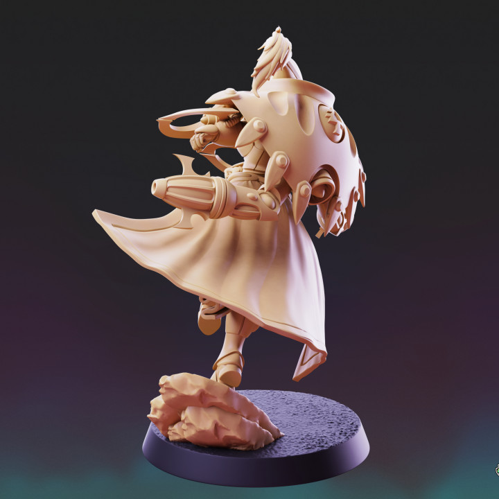3D Printable Space Elf Female Void Dancer - Leader Loyalty Reward by ...