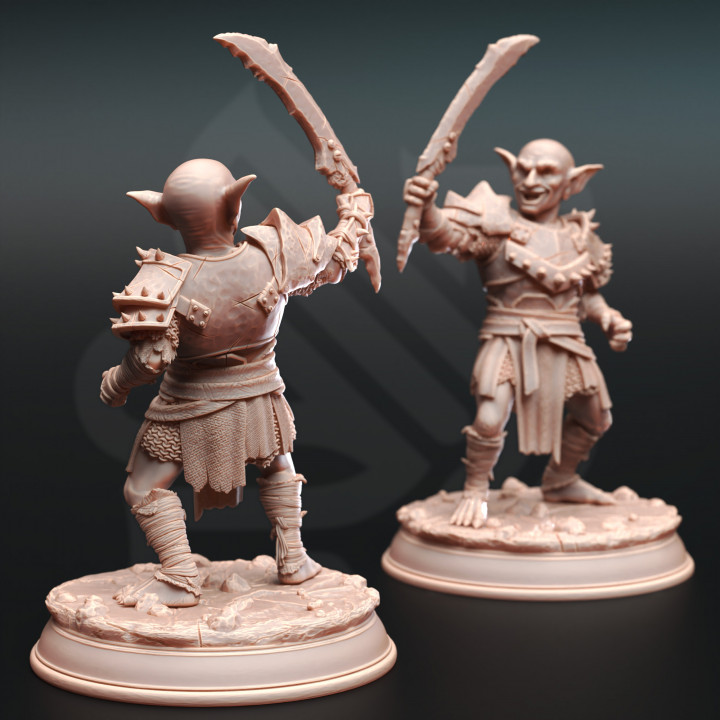 3D Printable Goblin Bandits - Urkadu Goblins (Trio Bundle) by DM Stash