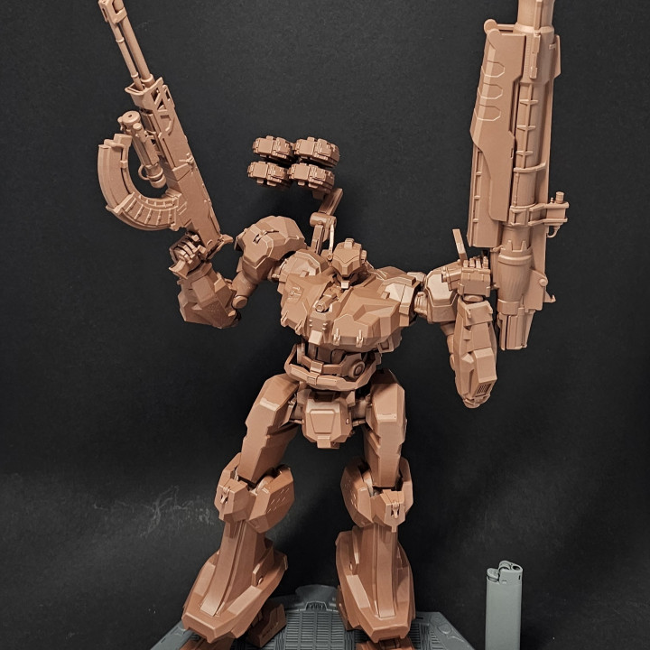 3D Printable BATTLE MECH 2 by Alex