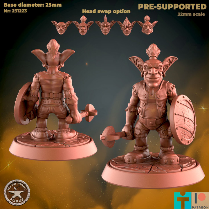 3D Printable Goblin Shaman Pack by My3DPrintForge
