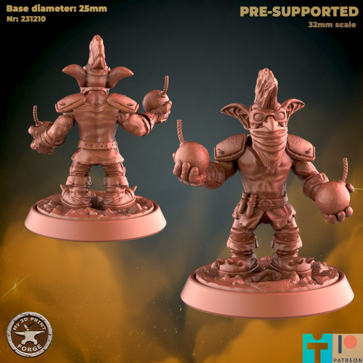 3D Printable Goblins v2 BUNDLE (30 Unique pre-supported STLs) by ...