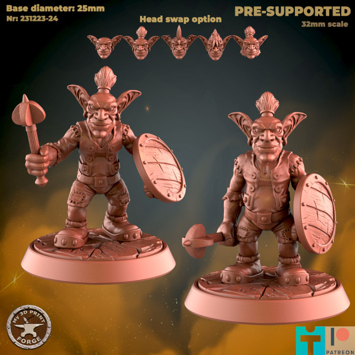 3D Printable Goblins v2 BUNDLE (30 Unique pre-supported STLs) by ...