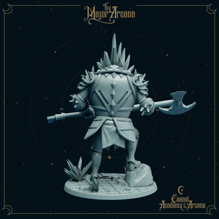 3D Printable The Shard Golem, Pose 1 by The Shattered Realms