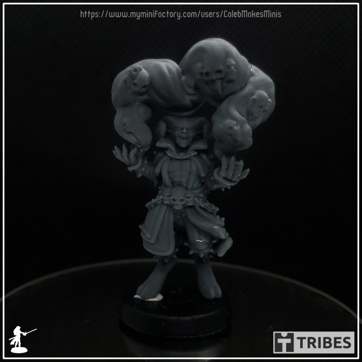 3D Printable "Samael" - Tiefling Necromancer (Lineage of Mortis) | Tiefling Series by Caleb ...