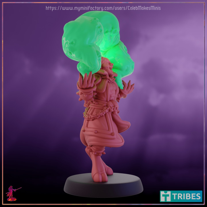 3D Printable "Samael" - Tiefling Necromancer (Lineage of Mortis) | Tiefling Series by Caleb ...