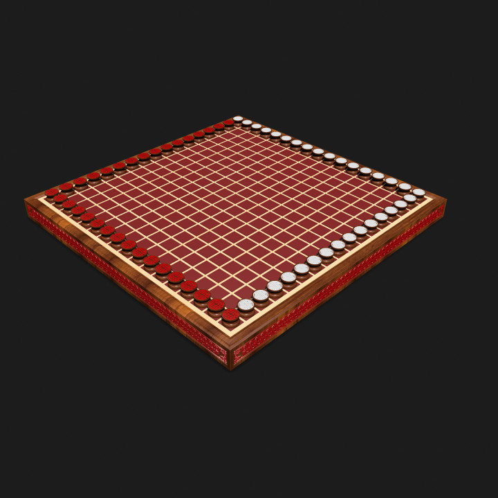 3D Printable Ming Mang - Board Game by Lazy Bear