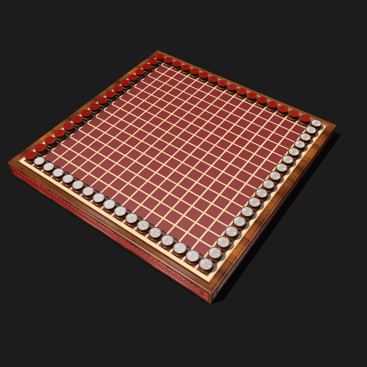3D Printable Ming Mang - Board Game by Lazy Bear