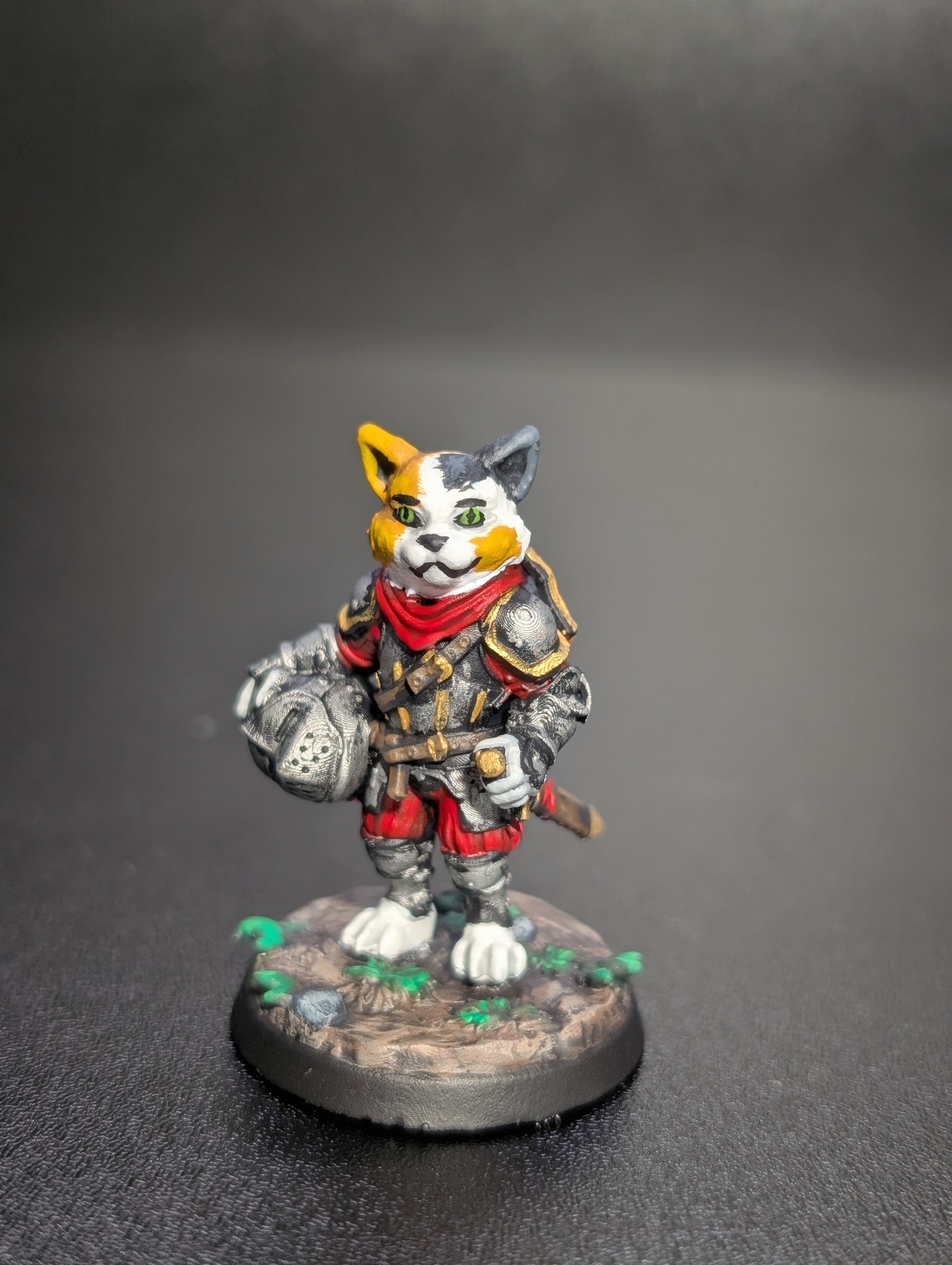 3D Printable Cat Knight 6 by Goon Master