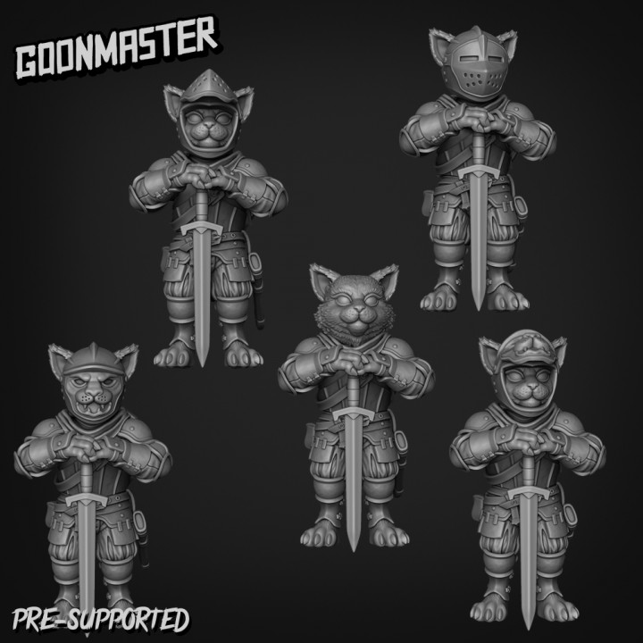3D Printable Cantankerous Cats Release by Goon Master