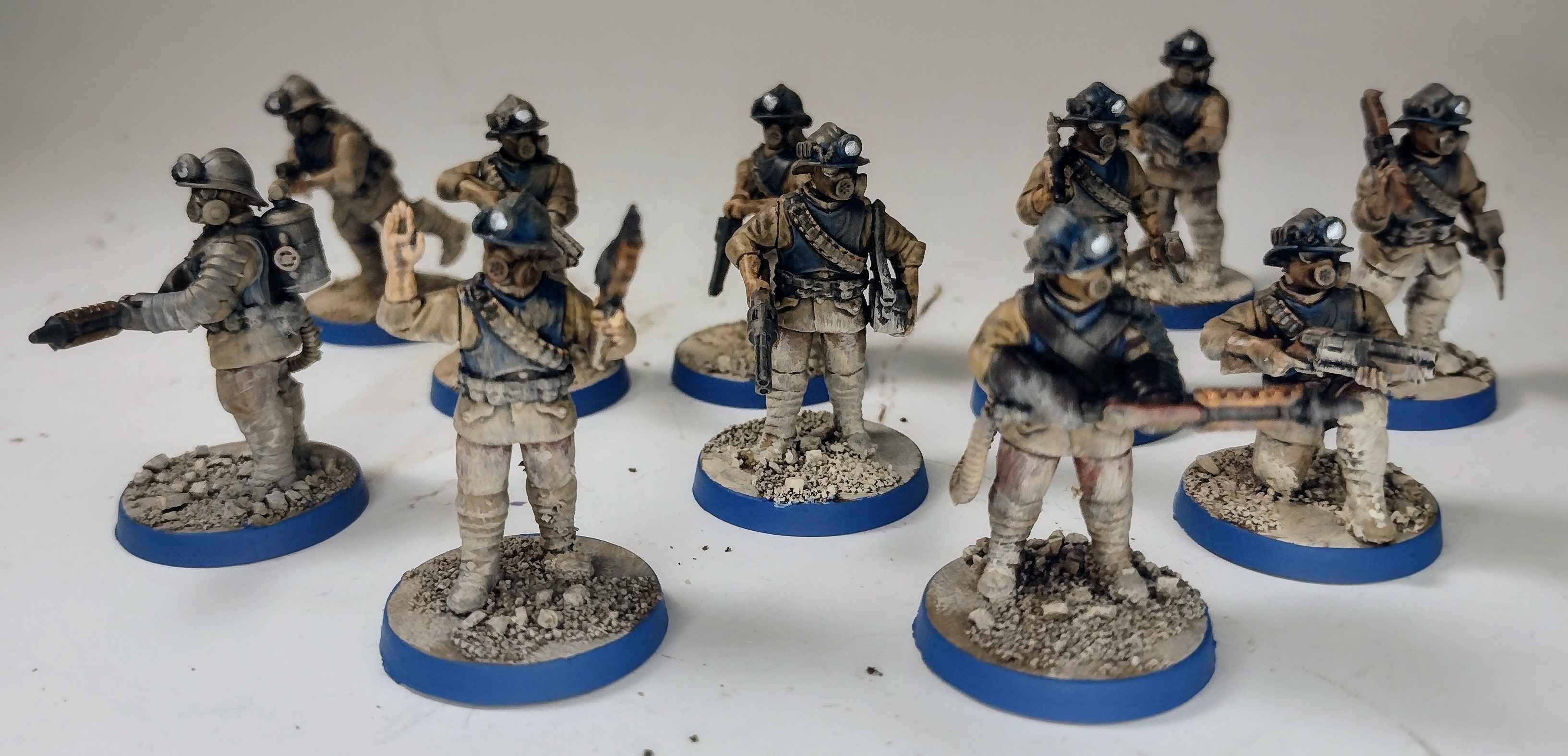 3D Printable New French Republic - Sappers by Golden Dragon Games