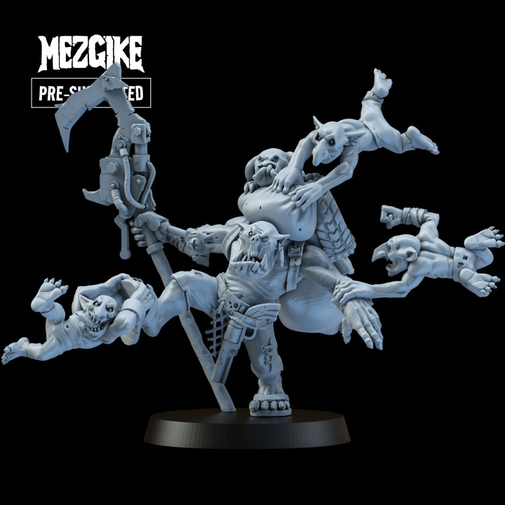 3D Printable Runt herder boss A (pre-supported) by MEZGIKE