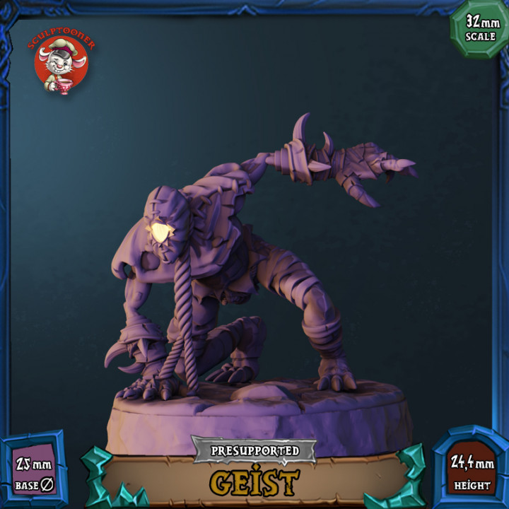 3D Printable The Scourge 2 - 32mm scale pre-supported squad by SCULPTOONER