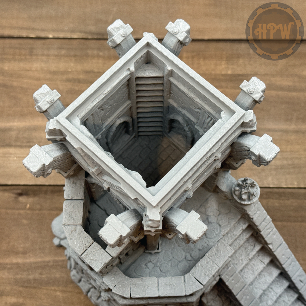 3D Printable Guard tower by DecoQuest Workshop