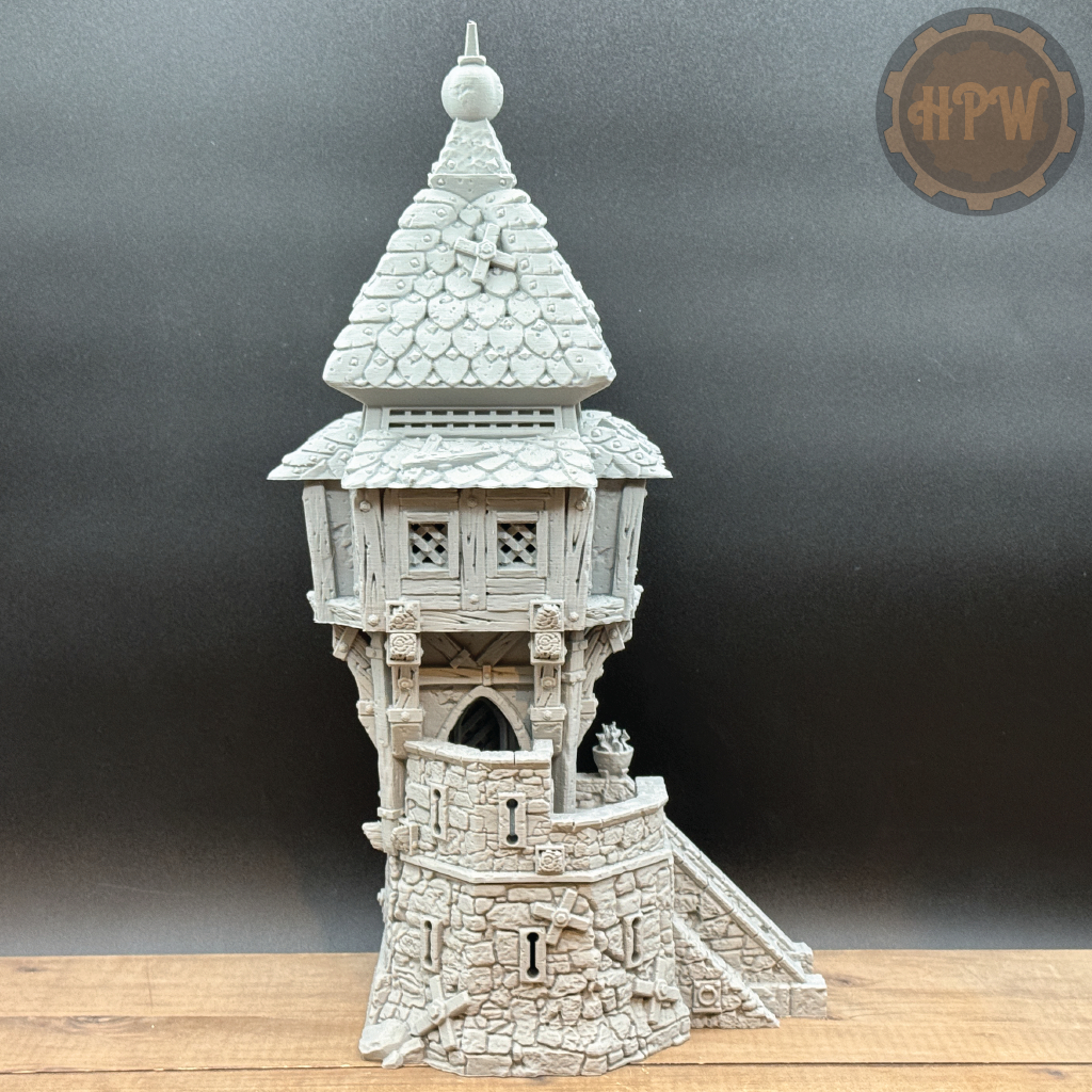 3D Printable Guard tower by DecoQuest Workshop