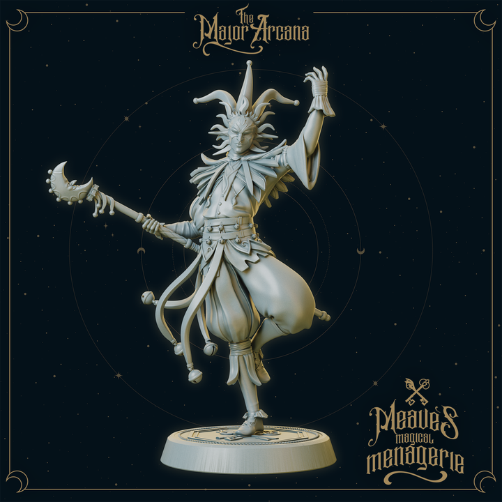 3D Printable The Fool - Human Jester by The Shattered Realms