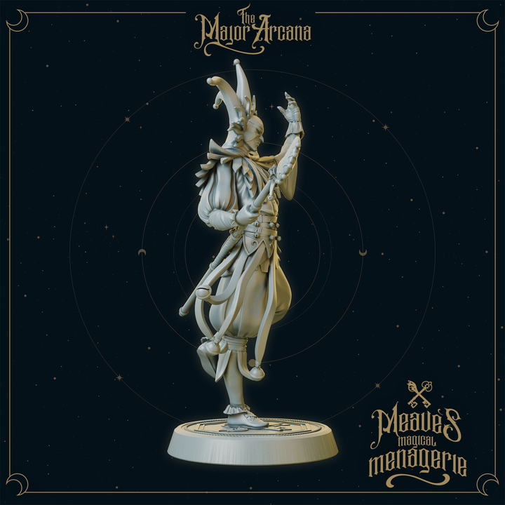 3D Printable The Fool - Human Jester by The Shattered Realms