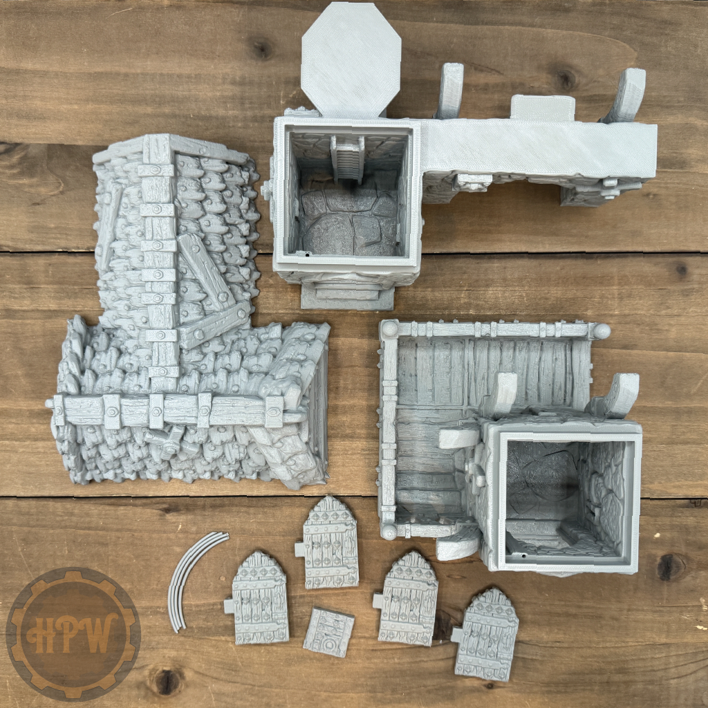 3D Printable Guard post by DecoQuest Workshop