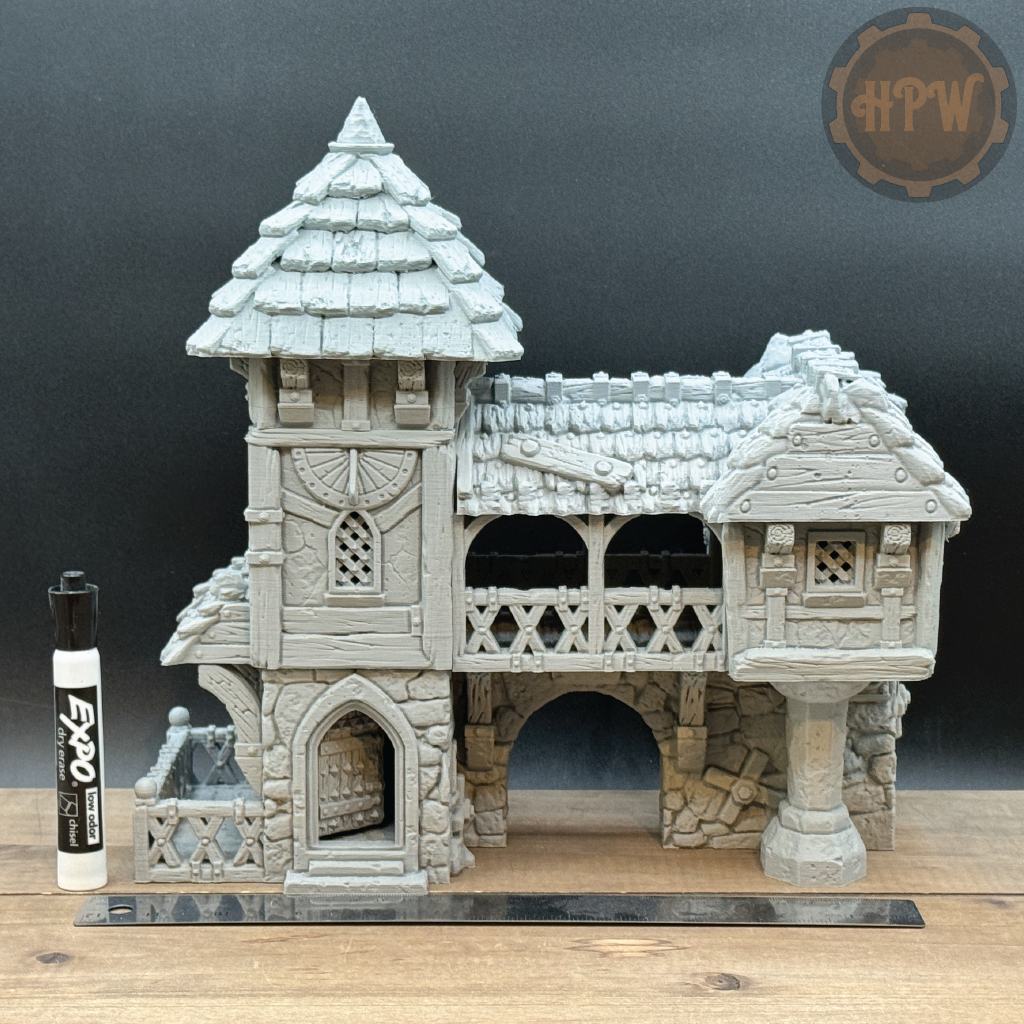 3D Printable Guard post by DecoQuest Workshop