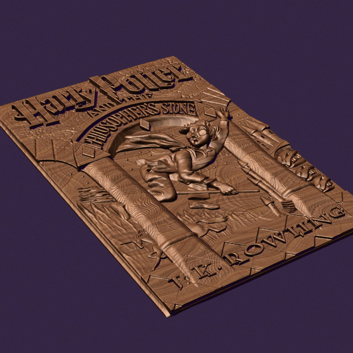 3D Printable wall panel, Harry Potter and the Philosopher's Stone by ...
