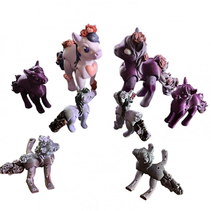 3D Printable Flexible Horse by The Dragon's Den