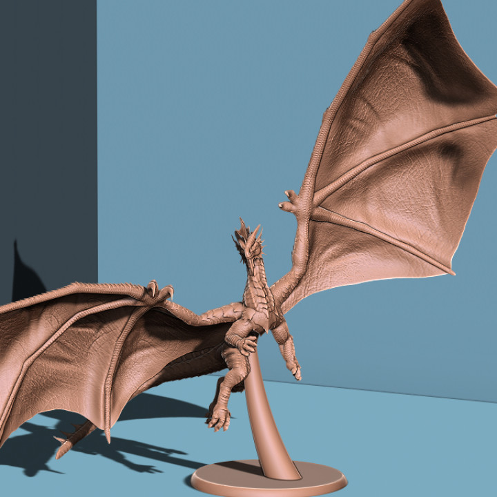 3D Printable Silver Dragon Pack by Little Shop of Sigil