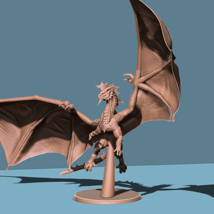 3D Printable Silver Dragon Pack by Little Shop of Sigil