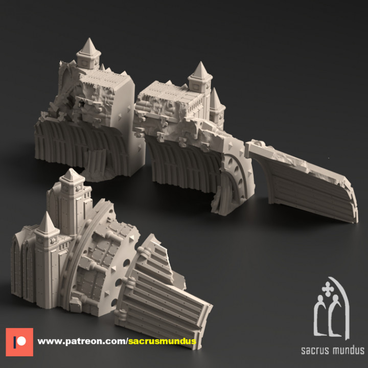 3D Printable Abyssal Redeemer. Crashed Flagship by Sacrusmundus