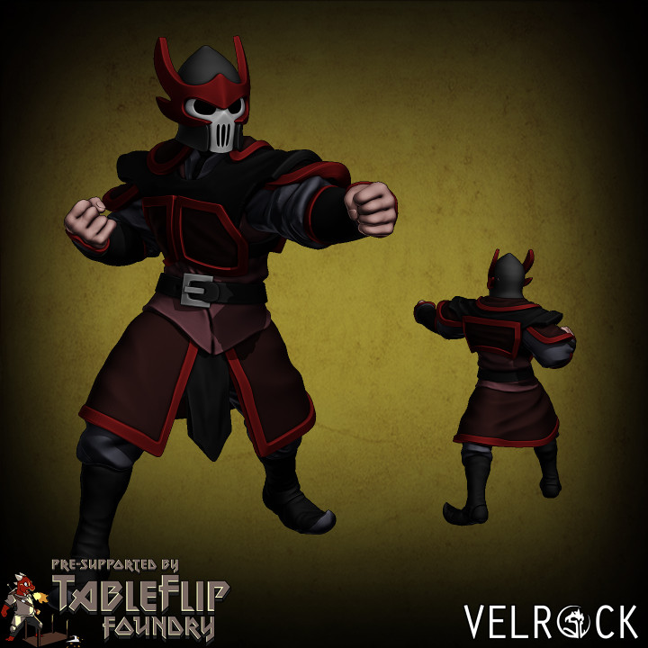 3D Printable Fire Nation Soldiers (PRESUPPORTED) by Velrock Art Miniatures