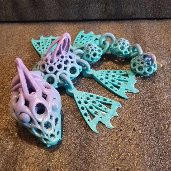 3D Printable Shakaworld3D Sea Turtle Dragon by Shakaworld3D