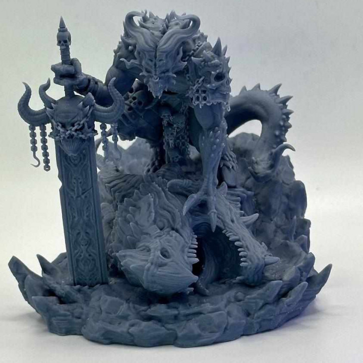 3D Printable Dorgaath The Dragon Hunter by NS Miniatures