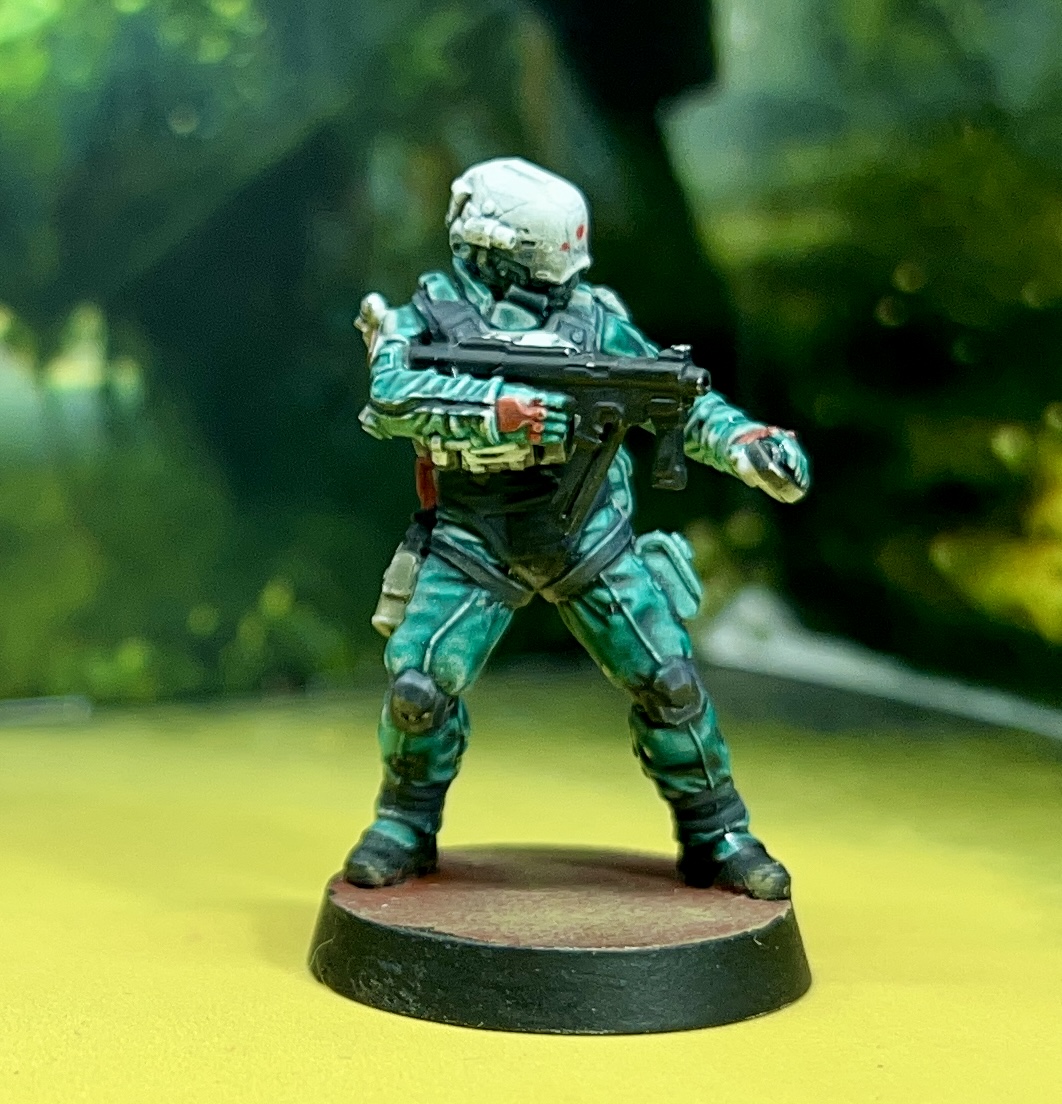 3D Printable TRAUMA TROUPE SECURE TEAM UNIT B by PAPSIKELS MINIATURES