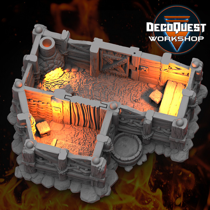 3D Printable Slum shack by DecoQuest Workshop