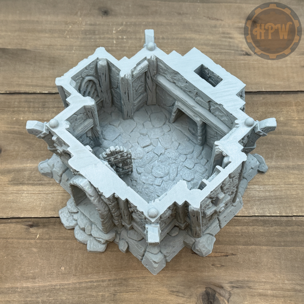 3D Printable Medieval cottage by DecoQuest Workshop