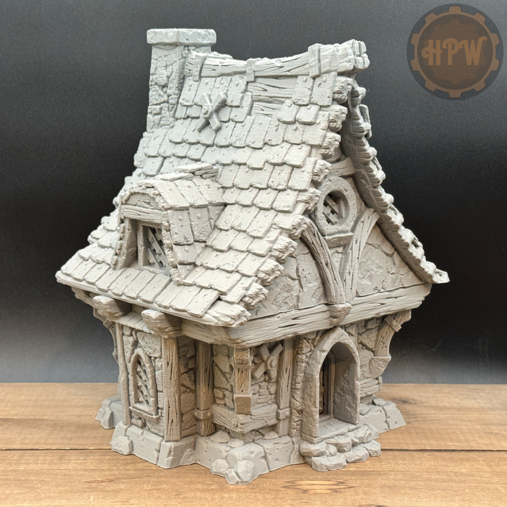 3D Printable Medieval cottage by DecoQuest Workshop