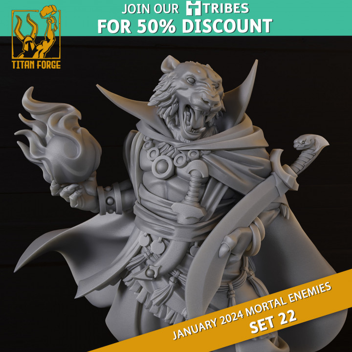 3D Printable RPG - Monsters DnD 5e - Mortal Enemies Set 22 by Titan ...