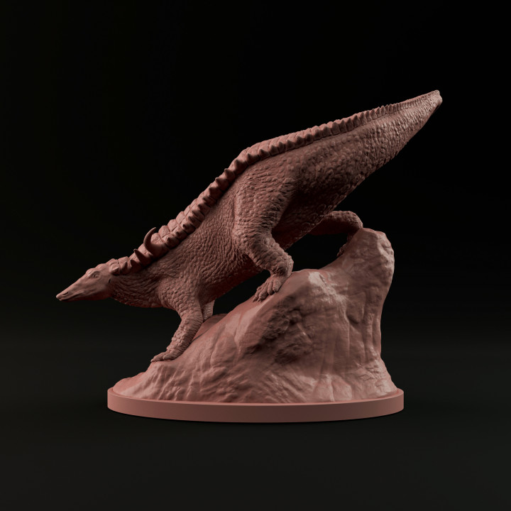 3D Printable Desmatosuchus 1-35 scale pre-supported triassic animal by ...