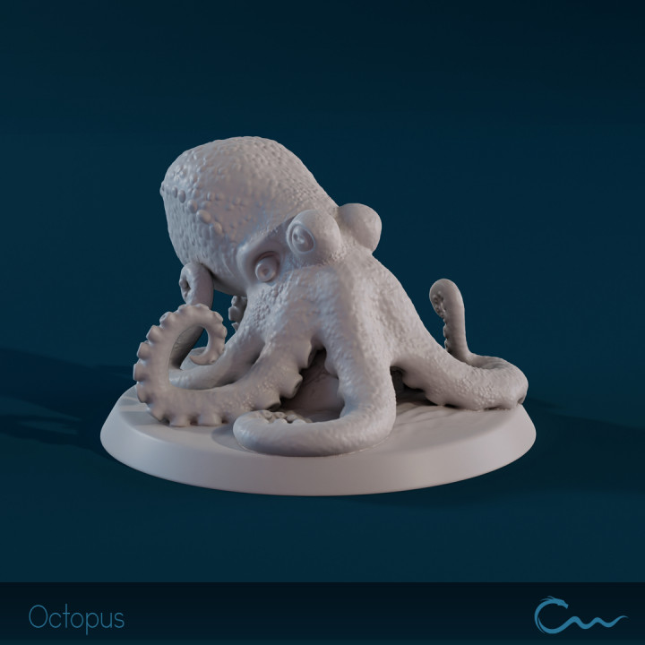 3D Printable Octopus by The Cape Wyrm
