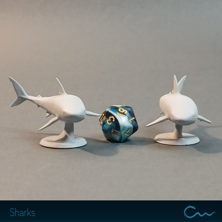 3D Printable Sharks by The Cape Wyrm