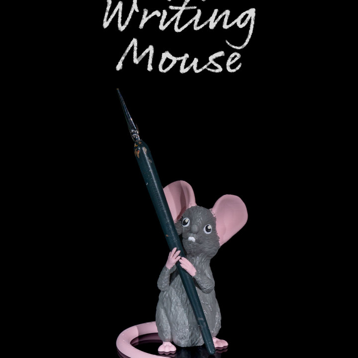 3D Printable Writing Mouse by Stlflix