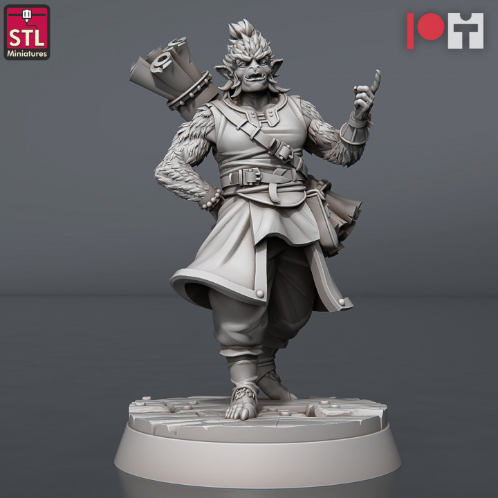 3D Printable Bugbear Fabric Seller Set by STL Miniatures