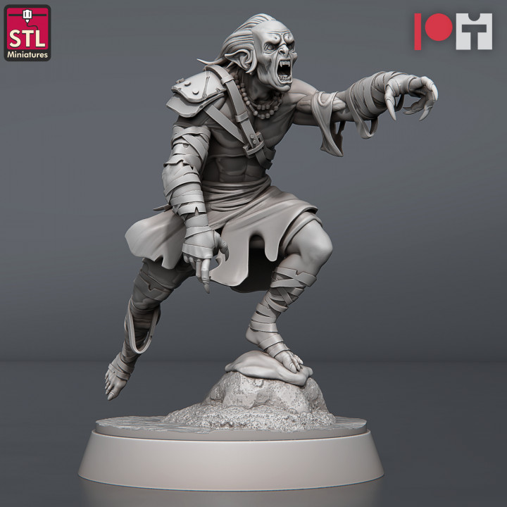 3D Printable Ghoul King Set by STL Miniatures