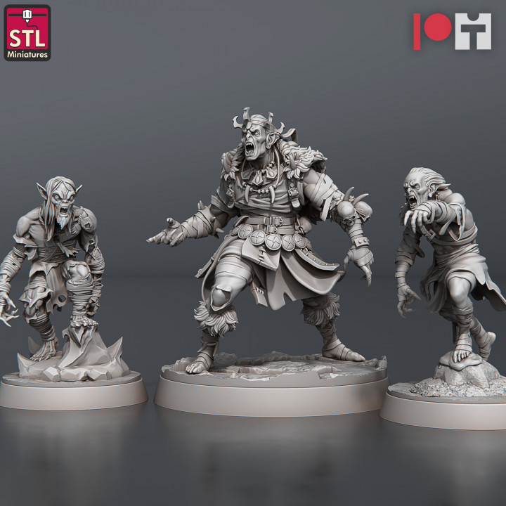 3D Printable Ghoul King Set by STL Miniatures