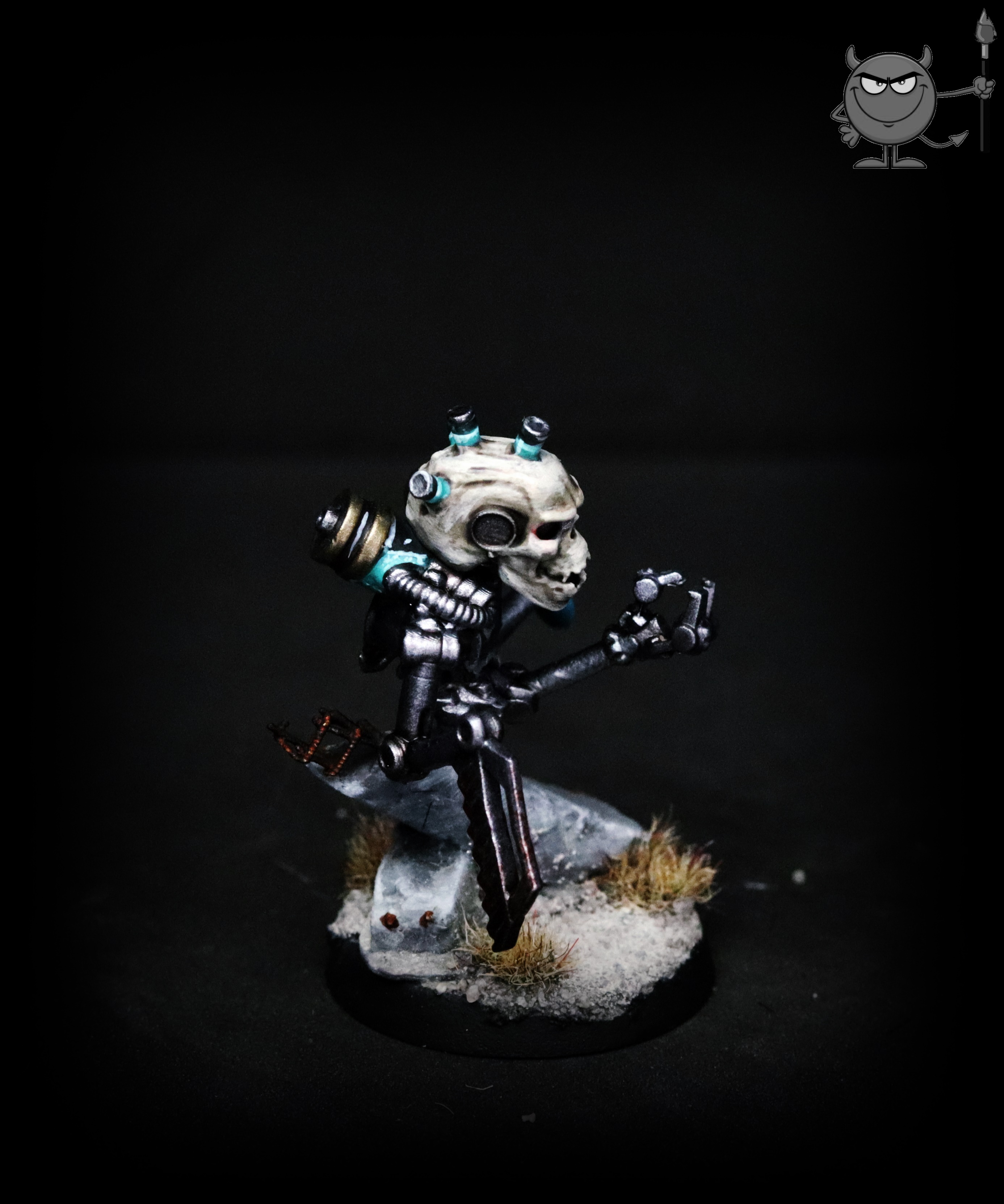 3D Printable Skullbot - Corpse Reapers by Print Minis